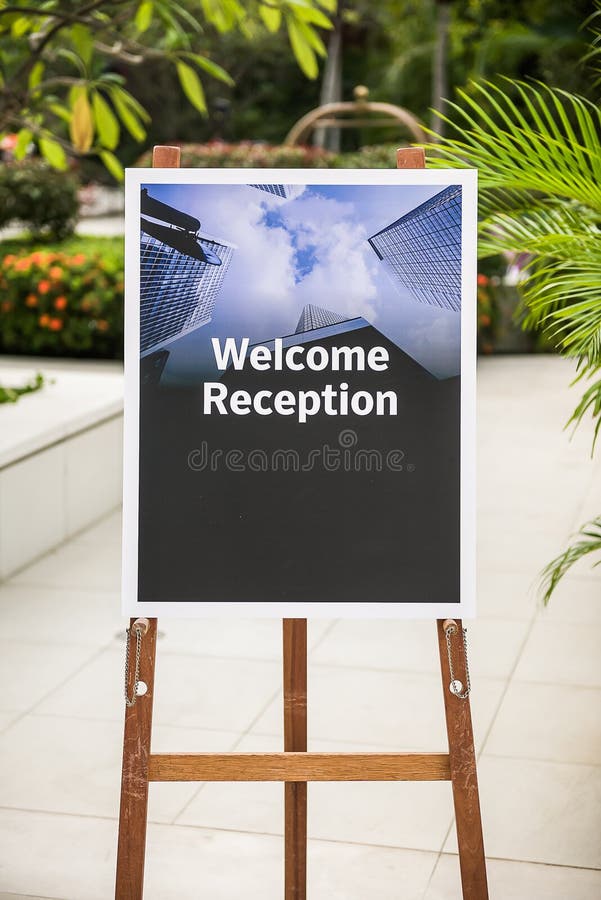 Welcome Receptin Sign Stock Photos - Free & Royalty-Free Stock Photos ...