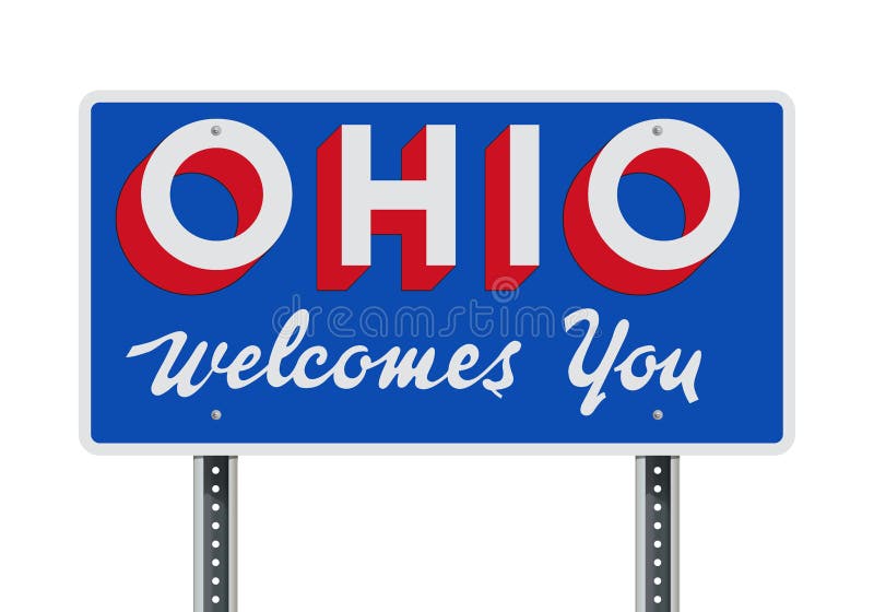 Welcome to Ohio stamp stock vector. Illustration of welcome - 121154778