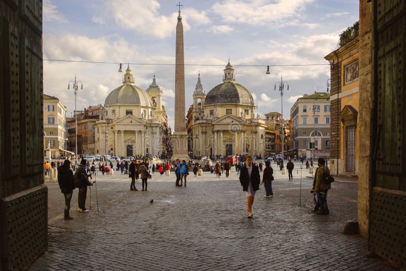Welcome to the old Rome stock photo. Image of bulding - 151316944
