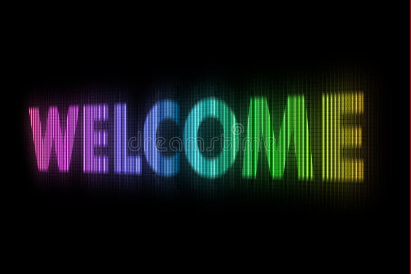 Welcome sign board stock illustration. Illustration of banner - 37238283