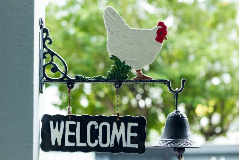 Welcome sign stock photo. Image of architecture, europe - 76989906