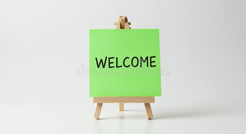 Welcome Sign Green Stock Illustrations – 13,146 Welcome Sign Green ...