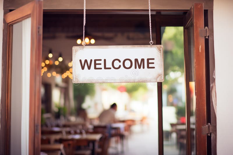 Welcome To the Restaurant: Blank Signboards and Menu Mockups ...