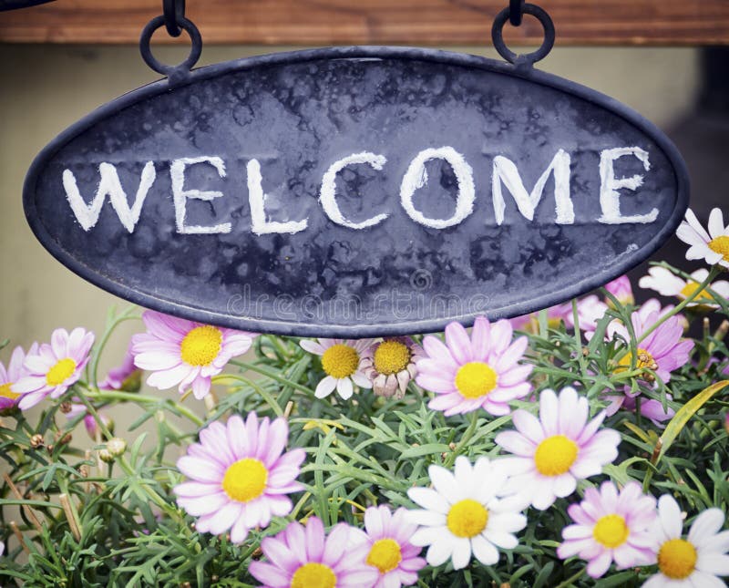 Neon Walk in S Welcome Sign Stock Photo - Image of pedicure, friendly ...