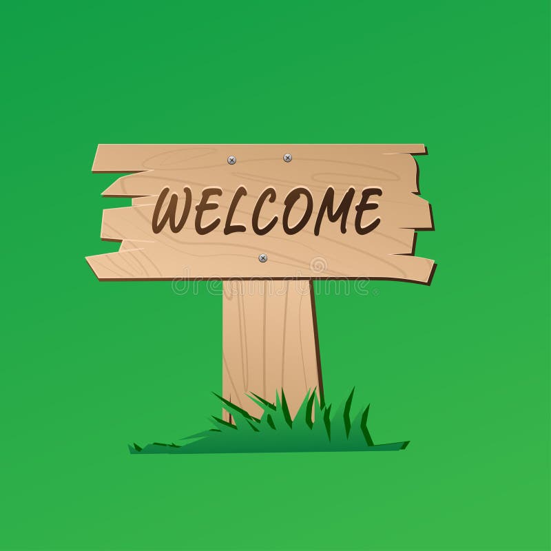 Welcome Sign, Vector Illustration, Stock Vector - Illustration of text ...