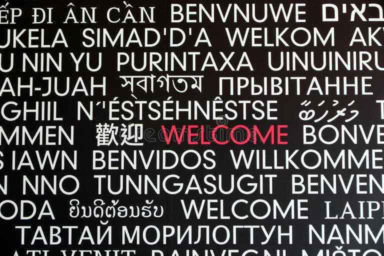 268 Welcome Different Languages Stock Photos - Free & Royalty-Free ...