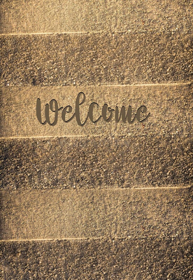 Welcome Sign Wording Text on a Background for Business Concept Stock ...