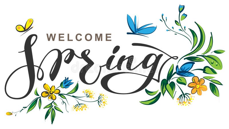 Welcome Spring Clip Art Free