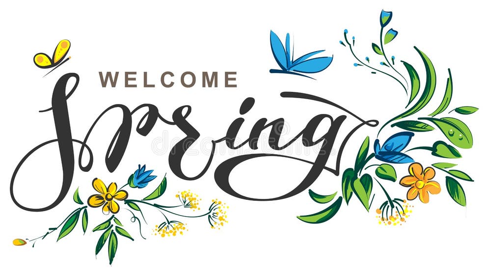 Welcome Spring Stock Illustrations – 10,478 Welcome Spring Stock ...