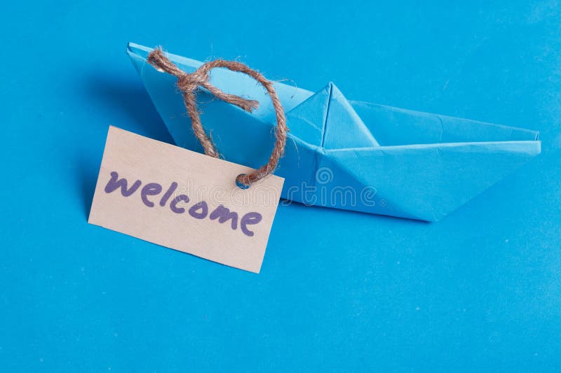 Welcome with Boats stock photo. Image of nautical, connection - 38948282