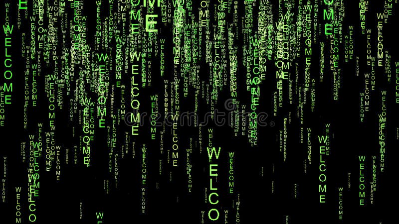 Welcome text. stock photo. Image of abstract, summer - 22206228