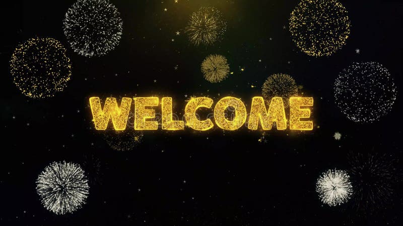 Welcome Text Digital Noise Twitch Glitch Distortion Effect Error ...