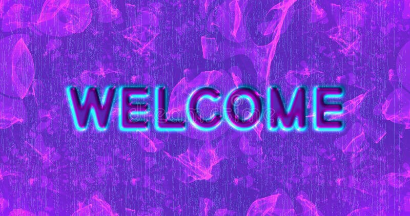 Welcome Text on the Motion Background Stock Video - Video of hotel ...