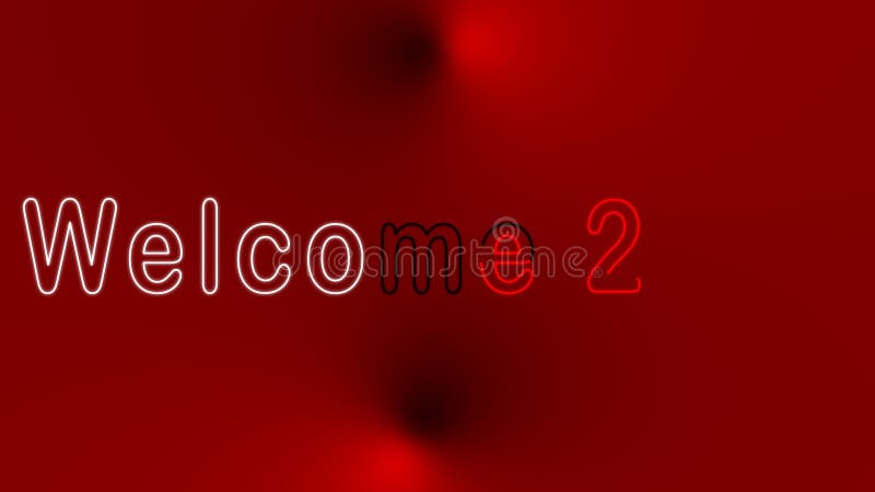 Welcome Text Rotating 3D Rendering Text Motion Graphics Animation ...