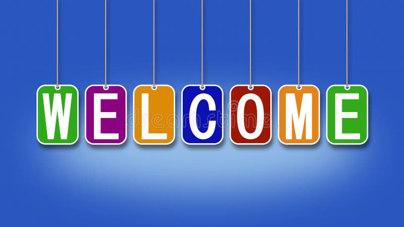 Welcome Visitors Background