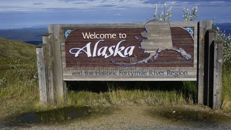 Welcome To Alaska Sign Photos - Free & Royalty-Free Stock Photos from ...
