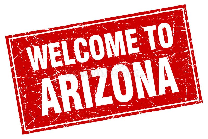Welcome to Arizona stamp stock vector. Illustration of badge - 124937367