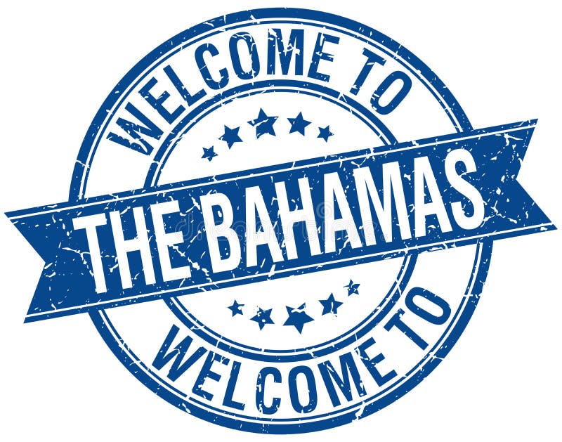 Welcome to Bahamas stock vector. Illustration of beautiful - 159247847