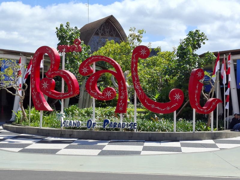 Welcome To Bali Island in Summer Time Stock Image - Image of island ...