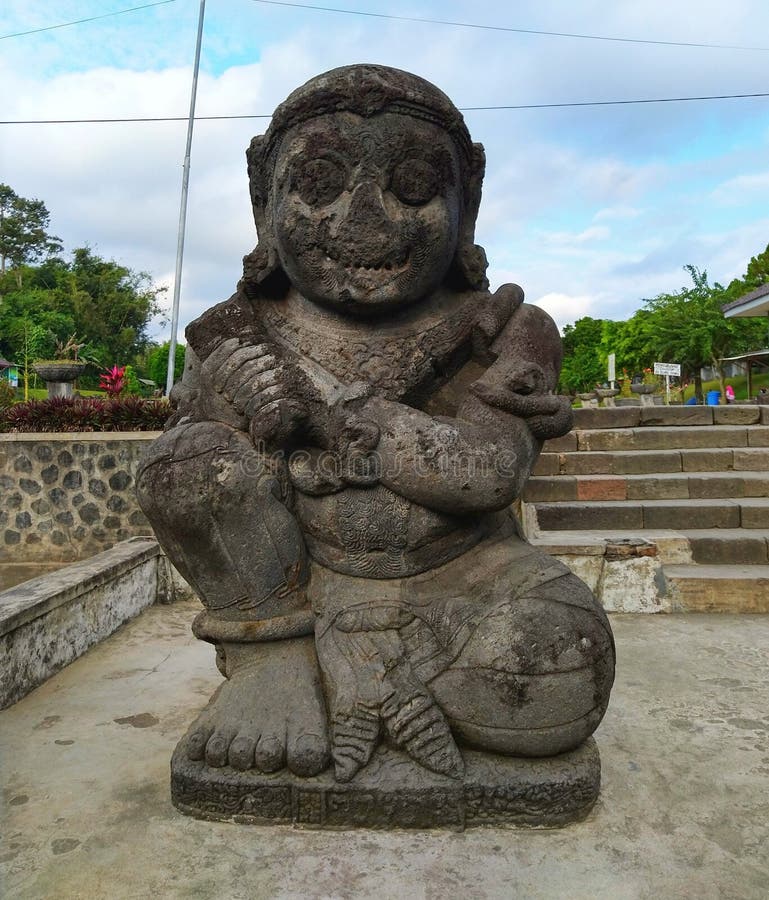Welcome To Beautiful Java Candi Penataran in Blitar Stock Photo - Image ...