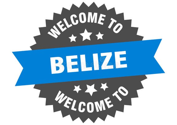 Welcome To Belize. Welcome To Belize Isolated Sticker Stock Vector ...