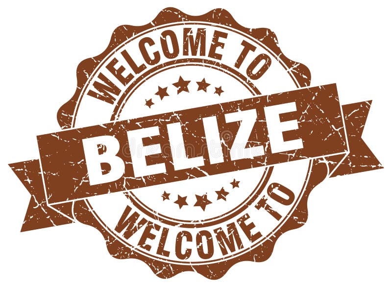 Welcome to Belize poster stock vector. Illustration of capital - 159348510