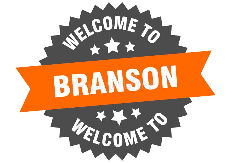 Welcome To Branson. Welcome To Branson Isolated Sticker Stock Vector ...