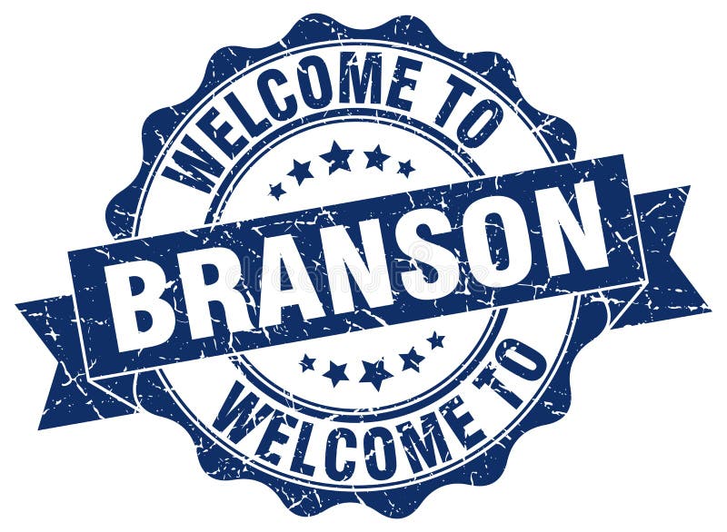 Welcome to Branson seal stock vector. Illustration of branson - 119097135