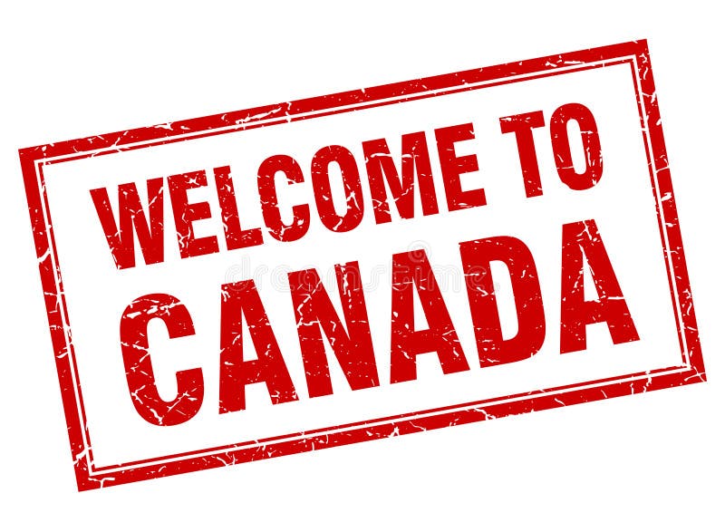 Welcome To Canada Sign Stock Illustrations – 270 Welcome To Canada Sign ...