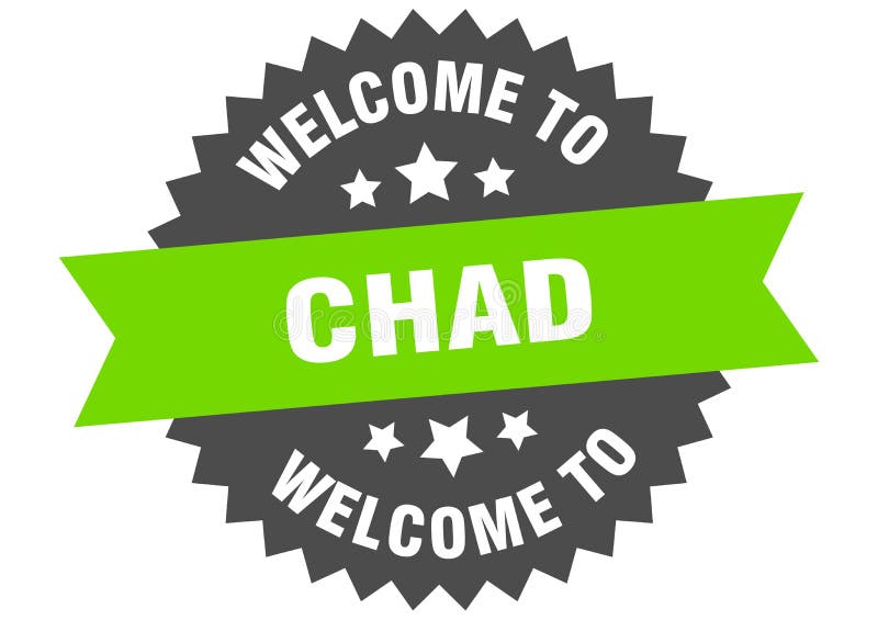 Welcome To Chad. Welcome To Chad Isolated Sticker Stock Vector ...