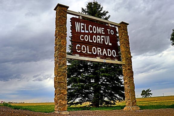 Welcome To Colorful Colorado Sign Stock Photos - Free & Royalty-Free ...