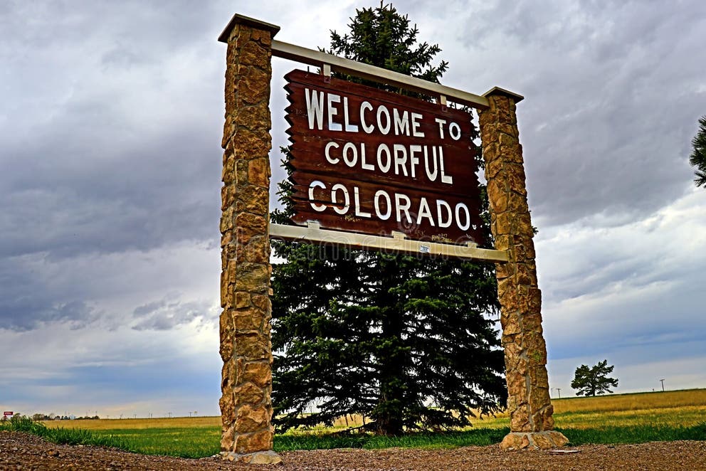 Welcome To Colorful Colorado Sign Stock Photos - Free & Royalty-Free ...