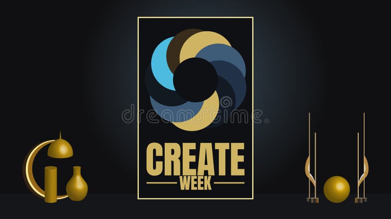 Welcome To Create Week, Innovation Starts Here Stock Vector ...