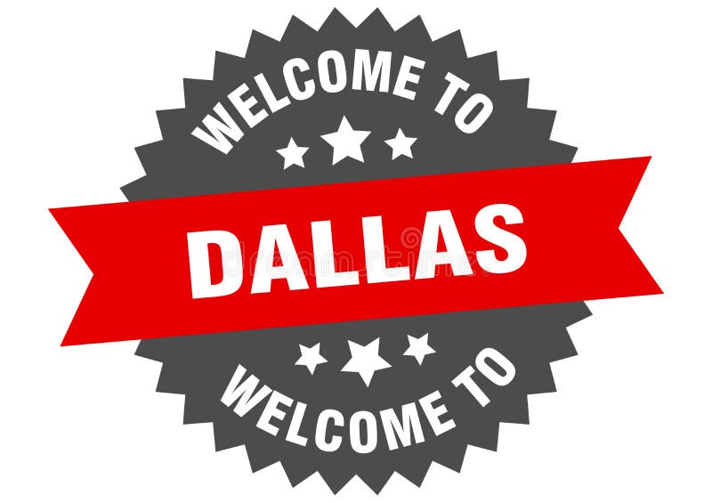 Dallas. Sticker. Modern Calligraphy Hand Lettering for Serigraphy Print ...
