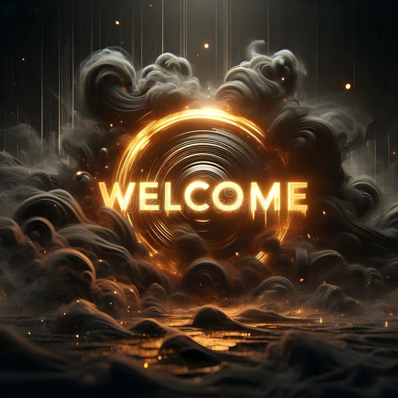 Welcome to the Dark. stock illustration. Illustration of atmosphere ...