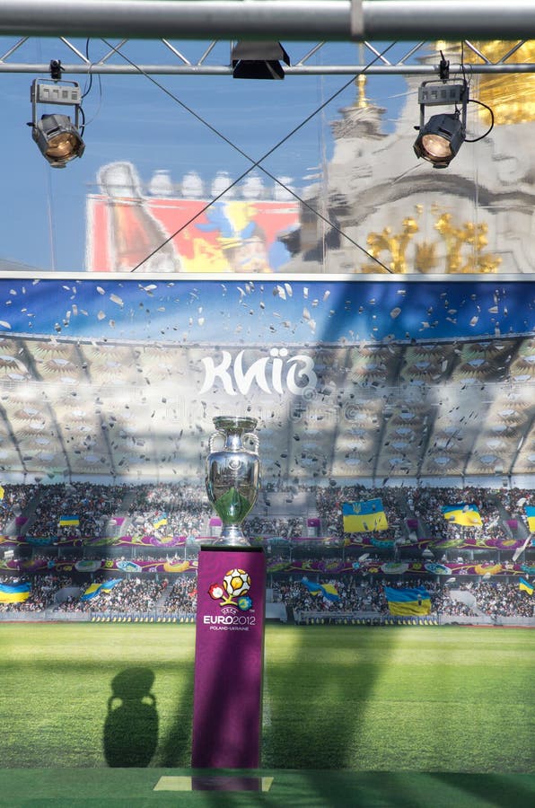 Welcome To Euro Cup 212 in Kiev! Editorial Stock Photo - Image of adult ...