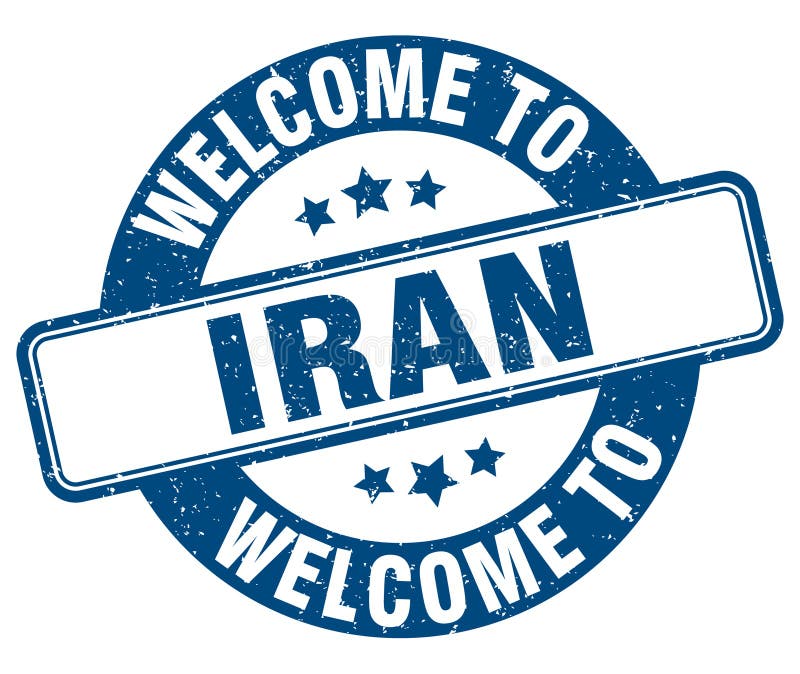 Welcome To Iran Stamp. Iran Round Sign Stock Vector - Illustration of ...