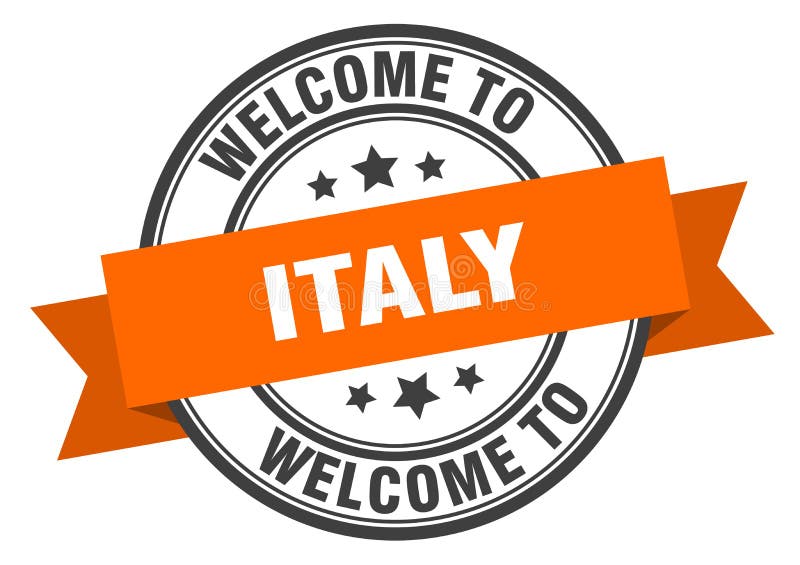 Welcome To Italy. Welcome To Italy Isolated Stamp Stock Vector ...