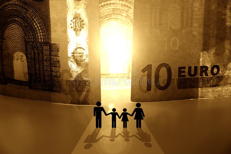 Welcome To the Kingdom of Money, II Stock Image - Image of circulating ...