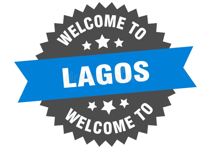 Lagos Sticker. Lagos Signpost Pointer Sign Stock Vector - Illustration ...