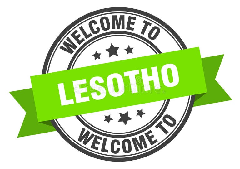 Welcome To Lesotho. Welcome To Lesotho Isolated Stamp Stock Vector ...