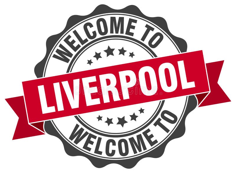 Liverpool Ribbon Banner. Liverpool Grunge Band Sign Stock Vector ...