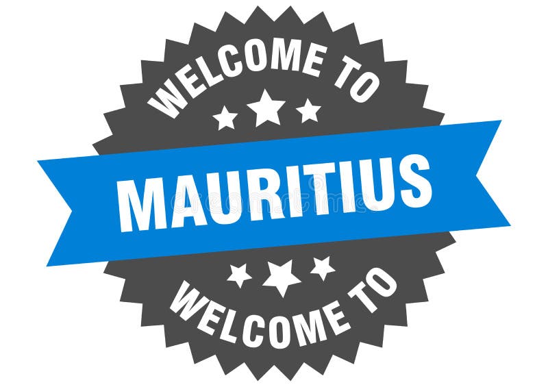 Mauritius Welcome To Word Text With Love Hearts And Creative ...