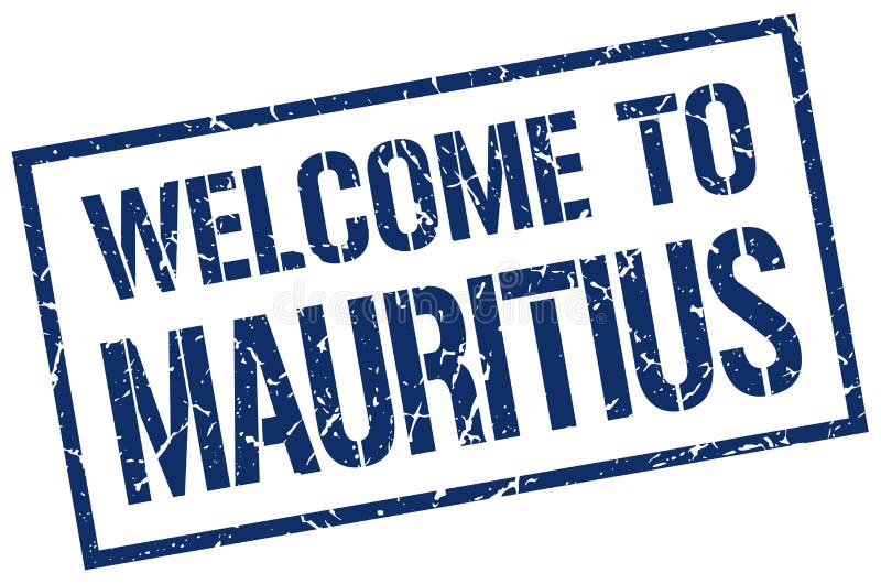 Mauritius Welcome To Word Text With Love Hearts And Creative ...