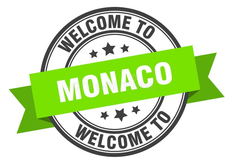 Welcome To Monaco. Welcome To Monaco Isolated Stamp Stock Vector ...