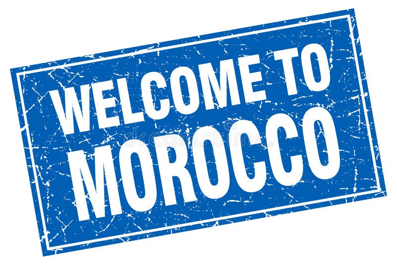 Welcome to Morocco badge stock vector. Illustration of insignia - 121721350