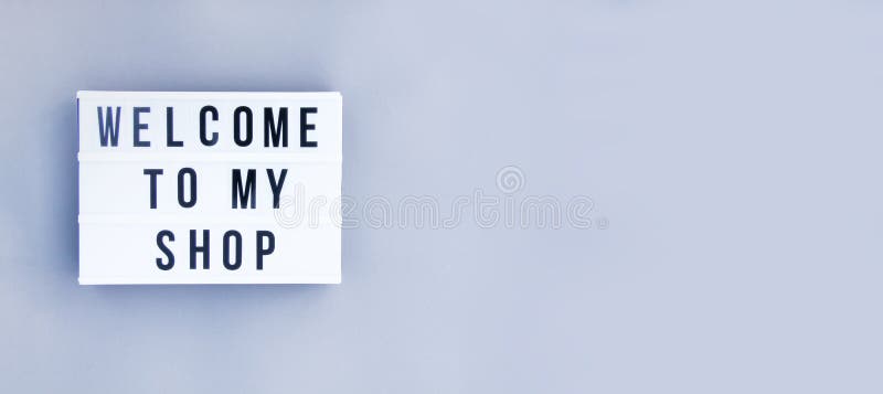 386 Welcome To Shop Banner Stock Photos - Free & Royalty-Free Stock ...