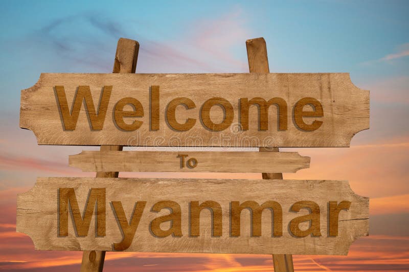 Welcome To Myanmar. Welcome To Myanmar Isolated Stamp Stock Vector ...
