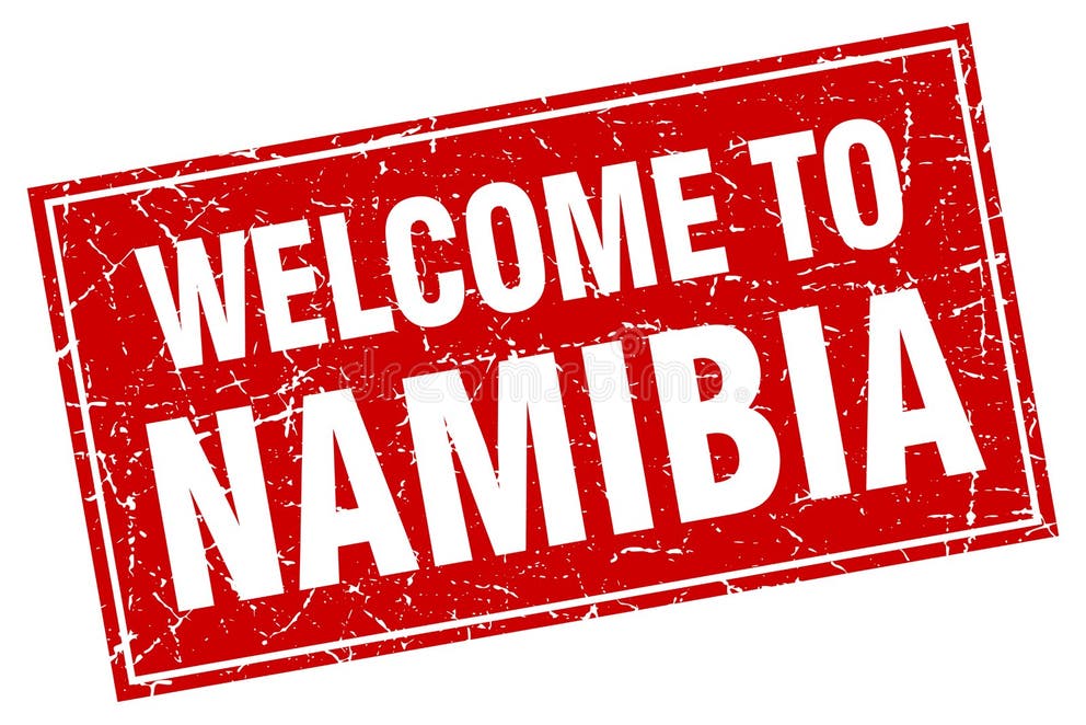 Welcome to Namibia stamp stock vector. Illustration of welcome - 97901132