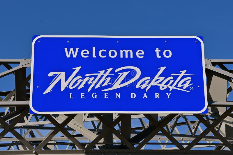 Welcome to North Dakota stock image. Image of traveling - 24936293